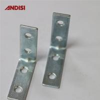 China 39.5x39.5x13mm Steel L Shape Corner Cabinet Connector Bracket Zinc Plated 2mm Thick by ANDISI for sale