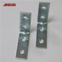 China 39.5x39.5x13mm Steel L Shape Corner Cabinet Connector Bracket Zinc Plated 2mm Thick by ANDISI for sale