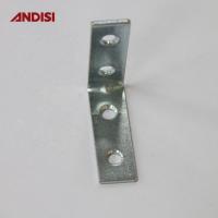 China 39.5x39.5x13mm Steel L Shape Corner Cabinet Connector Bracket Zinc Plated 2mm Thick by ANDISI for sale
