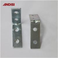 China 39.5x39.5x13mm Steel L Shape Corner Cabinet Connector Bracket Zinc Plated 2mm Thick by ANDISI for sale