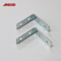 China 39.5x39.5x13mm Steel L Shape Corner Cabinet Connector Bracket Zinc Plated 2mm Thick by ANDISI for sale