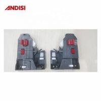 China ANDISI 3D Plastic Clip Full Extension Soft Close Undermount Drawer Slide 35KGS 450mm for Kitchen Cabinet for sale