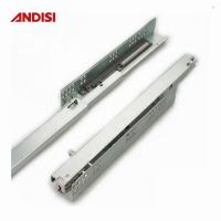 China ANDISI 3D Plastic Clip Full Extension Soft Close Undermount Drawer Slide 35KGS 450mm for Kitchen Cabinet for sale