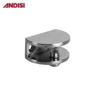 China Adjustable Zinc Alloy Glass Shelf Bracket Support Clamp FA21 11x35mm for Kitchen for sale