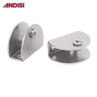 China Adjustable Zinc Alloy Glass Shelf Bracket Support Clamp FA21 11x35mm for Kitchen for sale