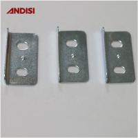 China Steel Flat Angle Bracket Connector for Furniture 0.8mm Thickness 32x17x8.23mm Zinc Plated for sale