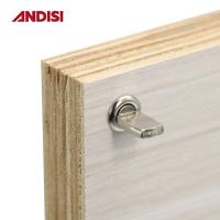 China Brass Plated Steel Shelf Support Pegs 5mm 7mm Metal Connectors for Furniture Hardware for sale
