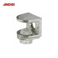 China Zinc Alloy M4 Suction Cup Bracket Glass Clamp Shelf Support for Furniture Hardware Fitting for sale
