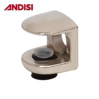 China Zinc Alloy M4 Suction Cup Bracket Glass Clamp Shelf Support for Furniture Hardware Fitting for sale