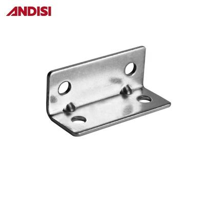 China Wall Mounted Cast Iron Shelf Corner Bracket Heavy Duty Steel L Shape Furniture Joint Support Zinc Plated for sale