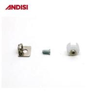 China M6 Cabinet Furniture Plastic Joint Connectors Screw Shelf Supports 15mm for Packing for sale