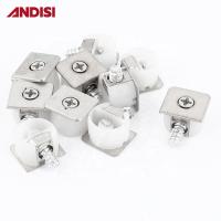 China M6 Cabinet Furniture Plastic Joint Connectors Screw Shelf Supports 15mm for Packing for sale