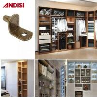 China Steel L Shape Furniture Joint Shelf Bracket Support 6mm Diameter Metal Cabinet Fitting for sale