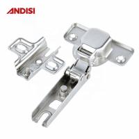 China Full Overlay Cabinet Iron Hinges Nickel Plated 2 Way Slide on Door Hinge for Kitchen Cupboard for sale