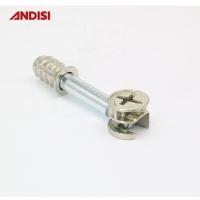 China 3 in 1 Mini Fix Screw Cam and Bolt Cabinet Hardware Fitting Zinc Alloy 15mm for sale