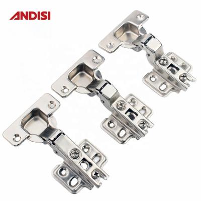 China Iron Slide on Two Way Cabinet Door Hinges for Home Office Furniture Hardware 35mm Cup for sale
