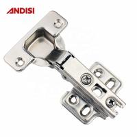China Iron Slide on Two Way Cabinet Door Hinges for Home Office Furniture Hardware 35mm Cup for sale