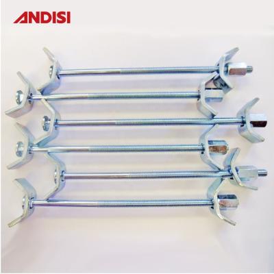 China M6x100 Wood Joint Connector Steel Zinc Plated Furniture Hardware for Worktop Cabinet for sale