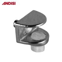 China Zinc Alloy Cabinet Shelf Support Bracket Glass Clip Clamp Chrome Plated 6 Models for sale