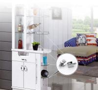 China Zinc Alloy Cabinet Shelf Support Bracket Glass Clip Clamp Chrome Plated 6 Models for sale