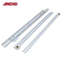 China Powder Coated Roller Slides for Furniture Cabinet Drawers 250-600mm 15kg Load for sale