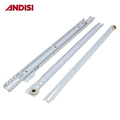 China Powder Coated Roller Slides for Furniture Cabinet Drawers 250-600mm 15kg Load for sale