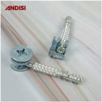China Zinc Alloy 15mm Minifix Cam Lock Nuts for Cabinet Connector KD Fitting Furniture Hardware for sale