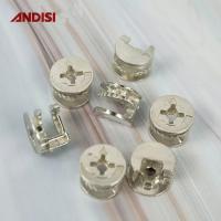 China Zinc Alloy 15mm Minifix Cam Lock Nuts for Cabinet Connector KD Fitting Furniture Hardware for sale