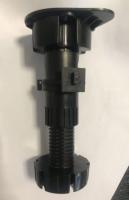 China Adjustable Plastic Kitchen Cabinet Leg ABS PP Leveling Foot for Table Plinth 150mm for sale
