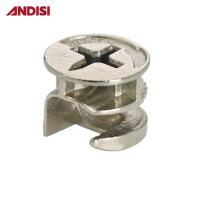 China Zinc Alloy Hidden Cam Door Lock Furniture Fittings Eccentric Cam AB1512 AB1513 for sale