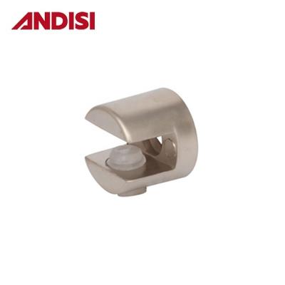 China Zinc Alloy Glass Shelf Holder Clip Clamps for Furniture Shelving Support 8mm for sale