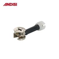 China Zinc Alloy Hidden Cam Door Lock Furniture Fittings Eccentric Cam AB1512 AB1513 for sale