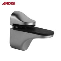 China Zinc Alloy Furniture Glass Shelf Bracket Adjustable Height 4-13mm Glass Clamp Clip Holder for sale