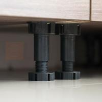 China PP ABS Adjustable Kitchen Plinth Feet 100-170mm Furniture Legs for Cabinet Base for sale