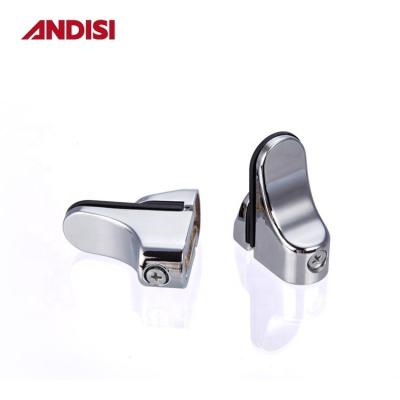 China Zinc Alloy Glass Shelf Bracket Adjustable Glass to Glass Support Chrome Matt Nickel FA34 for sale