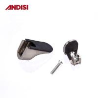 China Zinc Alloy Glass Shelf Bracket Adjustable Glass to Glass Support Chrome Matt Nickel FA34 for sale