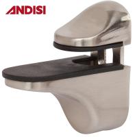 China Zinc Alloy Glass Shelf Bracket Adjustable Glass to Glass Support Chrome Matt Nickel FA34 for sale