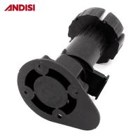 China Black ABS PP Adjustable Height Plinth Plastic Foot Legs for Kitchen Cabinet Cupboard 150mm for sale