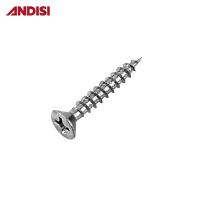 China Metal Slotted Pozi Drive Countersunk Chipboard Wood Self Tapping Screw DA08 Zinc Plated for sale