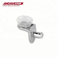 China Zinc Alloy Metal Cabinet Shelf Support Clip for Glass Shelving Bracket Holder EA13 Nickel Plated for sale