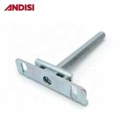 China 76mm Hidden Floating Shelf Support Bracket Steel Zinc Plated Furniture Joint Wall Shelf Bracket FA45 for sale
