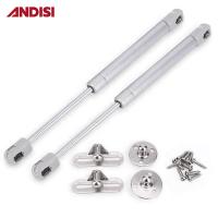 China Furniture Gas Strut 80N 100N Kitchen Cabinet Lid Stay Hydraulic Bracket Silver White Black for sale