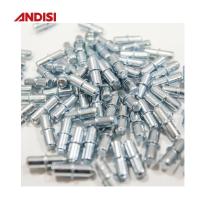 China Steel Shelf Support Pins Zinc Nickel Plated Hidden Furniture Fittings EA24-26 for sale
