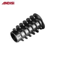 China Zinc Alloy Die Casting M6 M8 M10 Wood Hex Flange Furniture Insert Nut for Furniture Assembly for sale