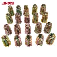 China Zinc Alloy Die Casting M6 M8 M10 Wood Hex Flange Furniture Insert Nut for Furniture Assembly for sale