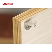 China Zinc Alloy Glass Clamp Bracket Holder Shelf Supports for Furniture Hardware Nickel Plated EA16 for sale