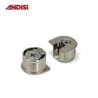 China Zinc Plated Wood Panel Rafix Joint Furniture Connector 20mm Nickel Housing for sale