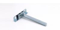 China L Shape 76mm Metal Shelf Support for Floating Shelves Wall Mount Concealed Brackets Steel Zinc Plated for sale
