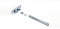 China L Shape 76mm Metal Shelf Support for Floating Shelves Wall Mount Concealed Brackets Steel Zinc Plated for sale