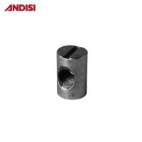 China M6 M8 Slotted Metal Cross Dowel Embedded Barrel Nut Furniture Connecting Fitting Steel Zinc Plated for sale